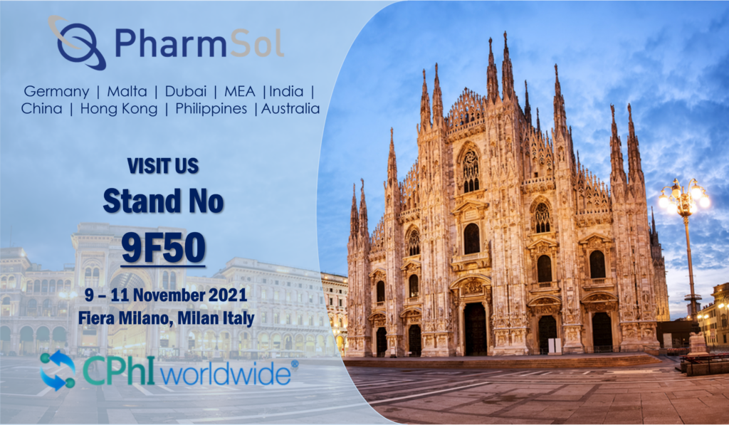 CPHI WORLDWIDE 2021, 米兰, 意大利 | PharmSol